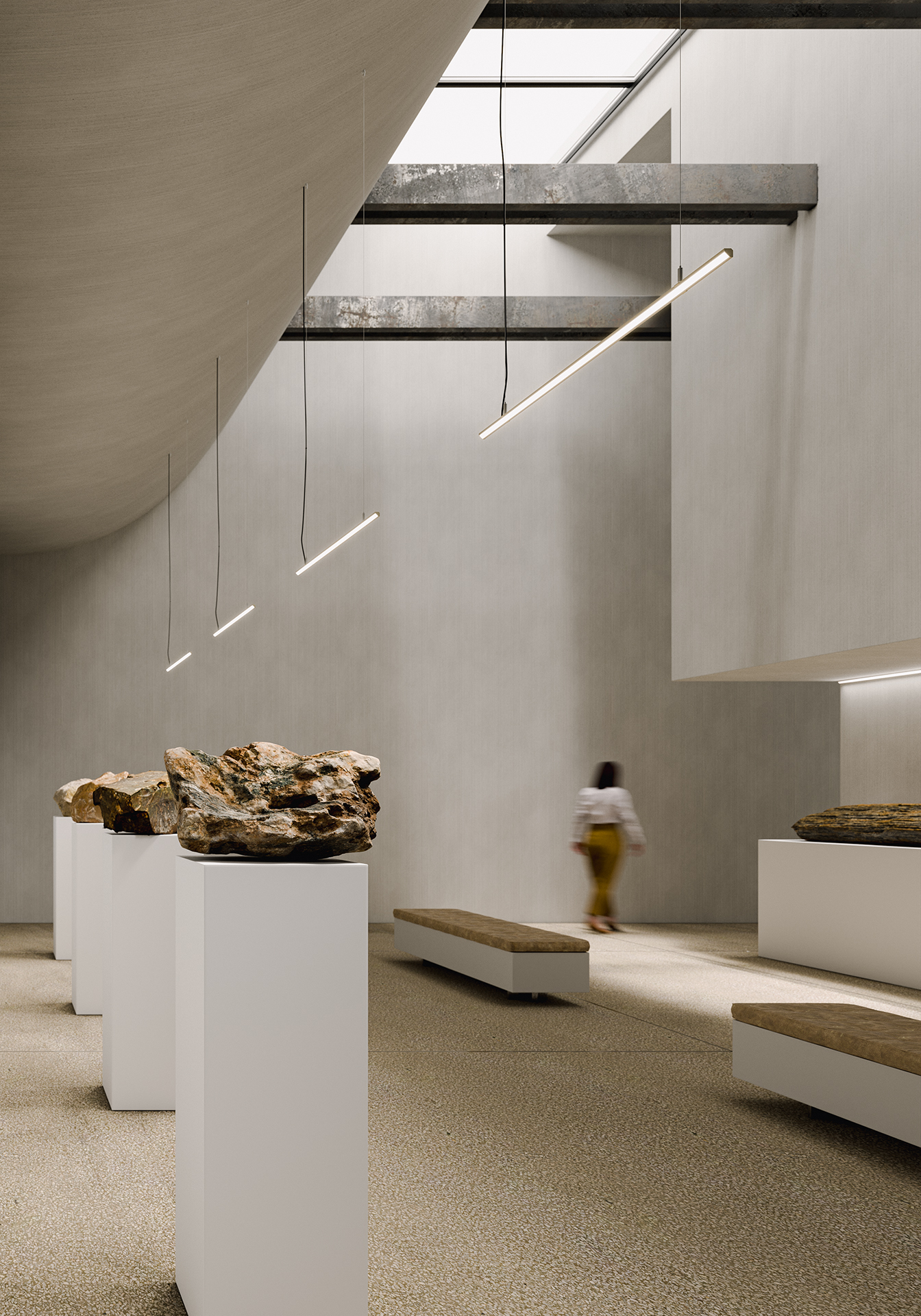 Profile LUMINES type ajar white lacquered 1 m ★ Sklep Led - Labs